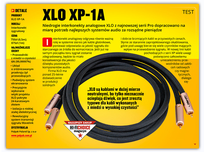 XLO XP-2A (XLO PRO) - XLR - AVCorp.pl