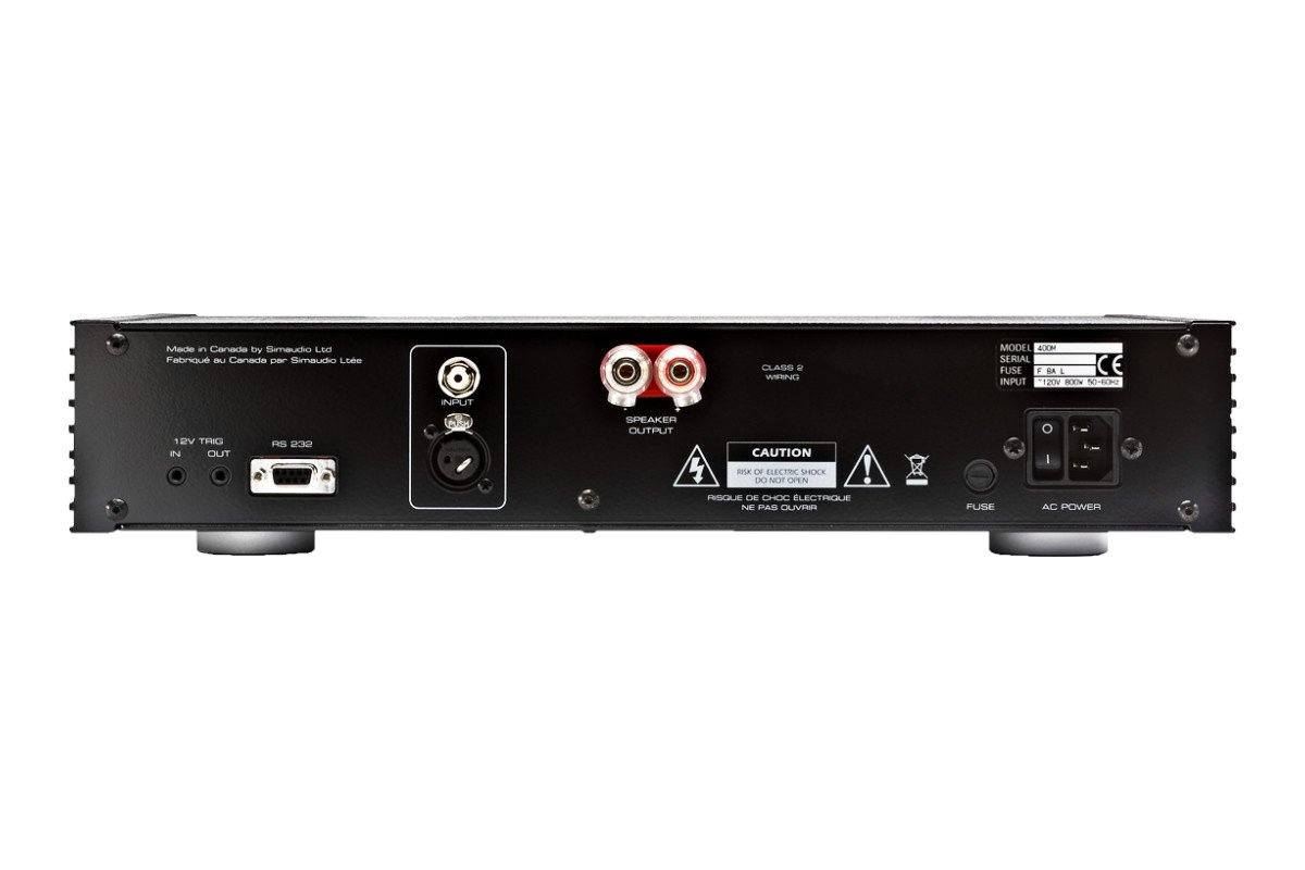 MOON 400M - Power Amplifier (Black) | Stereo \ Power tips Brands \ MOON ...