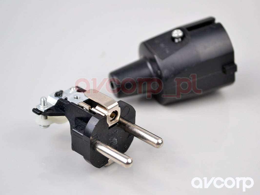 Straight Wire schuko connector - wtyk Schuko (EU)